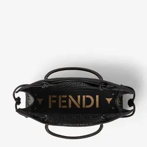 Fendi Magic Shopper Large Ff Embroidered Fabric Shopper